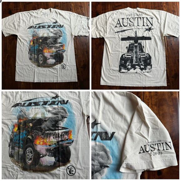 Hellstar | Shirts | Hellstar X Post Malone Austin Album Tee Shirt ...
